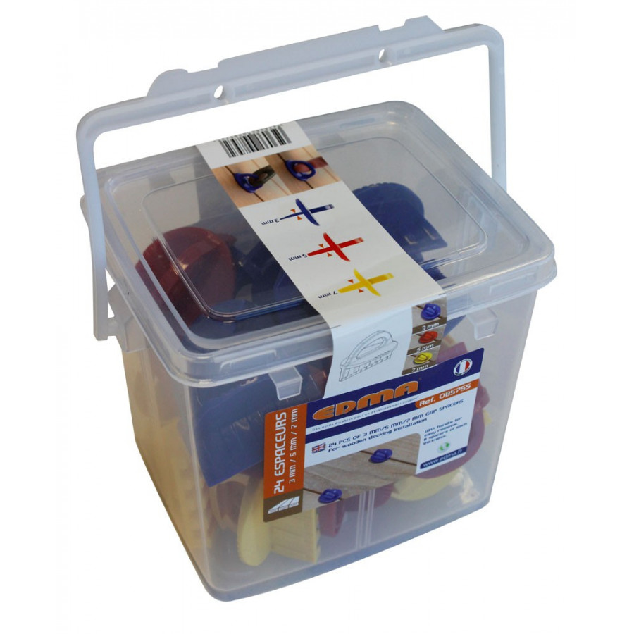 GAP SPACER - Assortment 3, 5, 7 mm - x 24 pcs - EDMA